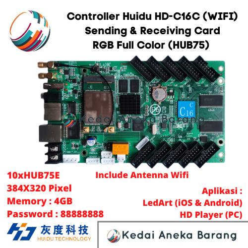 Jual Controller Huidu HD-C16C WIFI HD C16C Sending Receiving Card ...