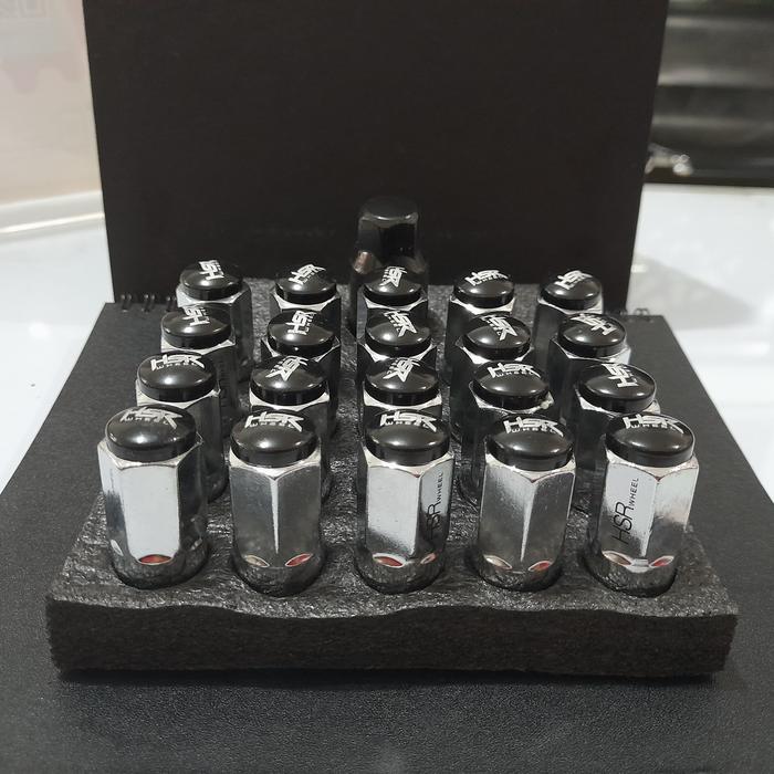 Jual baut velg mobil racing panjang hsr color hitam ukuran 1,5 isi 20 ...