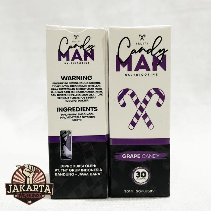 Jual [SALT] CANDY MAN GRAPE CANDY 30ML 30MG CANDYMAN LIQUID FVS X TNT ...