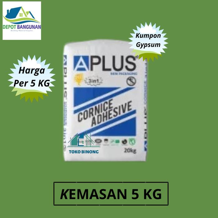 Jual Dempul / Compound Gypsum A-Plus Per 5 KG - Kota Bandung ...