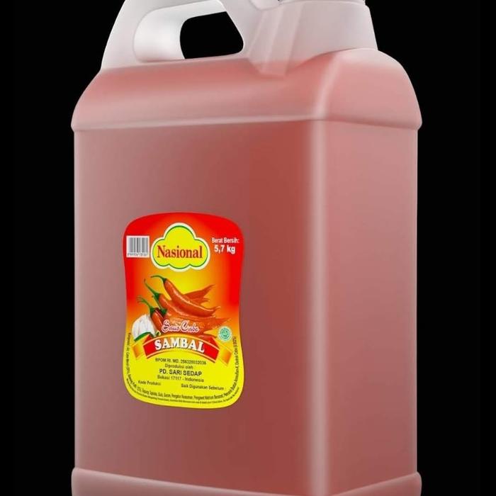 Jual saos nasional jerigen 5,7kg - Kota Bekasi - warungpuri | Tokopedia