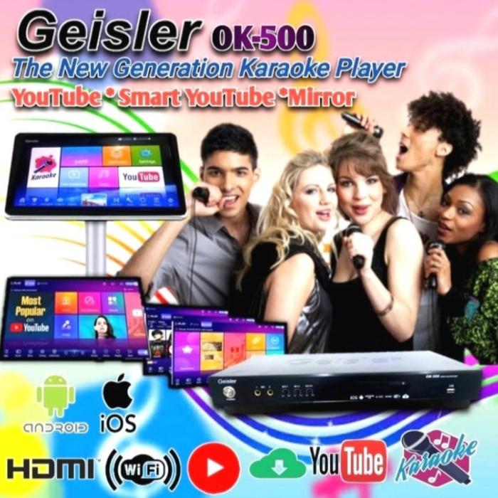 Jual MESIN KARAOKE GEISLER OK 500 - Jakarta Barat - suara indah | Tokopedia
