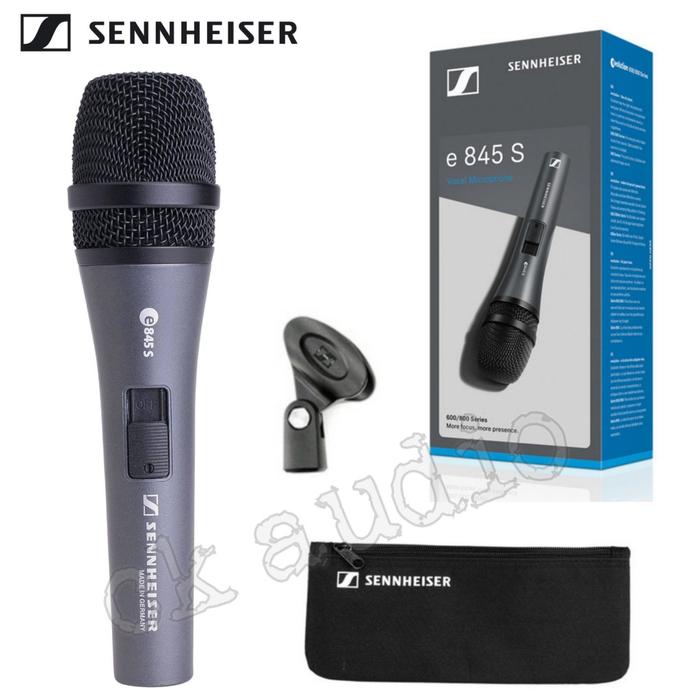 Jual SENNHEISER E845S/E 845 S MICROPHONE DYNAMIC CABLE CARDIOID ORIGINAL - Jakarta Barat - AUDIO ...