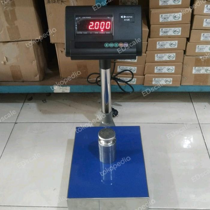 Jual timbangan digital SONIC A12E 50kg / timbangan 50kg UK 24CM X 30CM - Jakarta Barat - PT ...