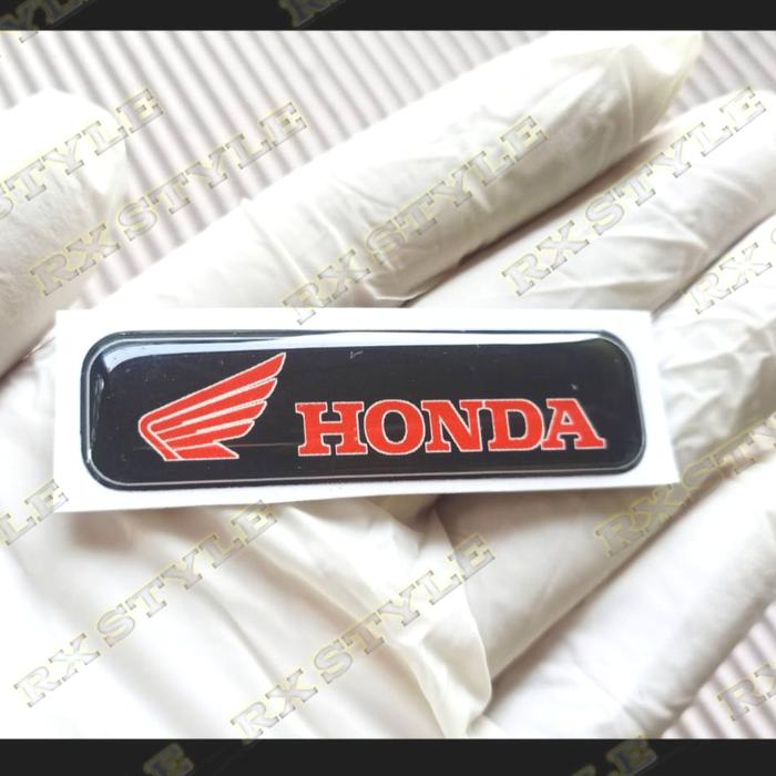 Jual Sticker timbul Honda motor emblem resin lentur variasi motor - Kab ...