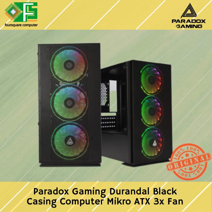 Jual Casing Komputer Paradox Gaming Durandal Case CPU Mikro ATX ...