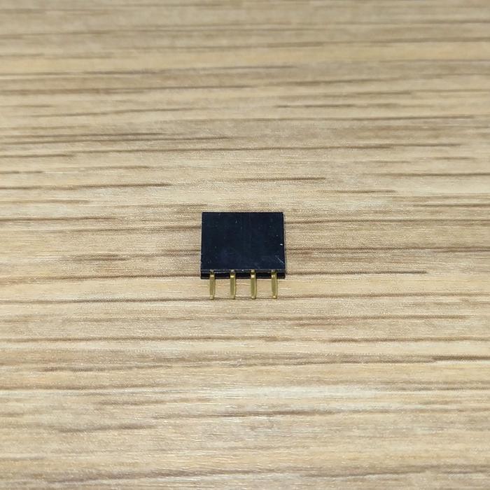 Jual Pin Header Female 4 Pin 2.54mm Hitam Pin Header Female 1x4P - Kab ...