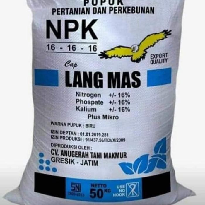 Jual NPK biru lang mas 16 16 16 repack 1kg - Kab. Karanganyar - ARJUNA ...