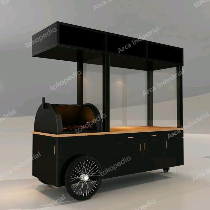 Jual gerobak custom booth - Full plat besi - Kota Bekasi - arca ...