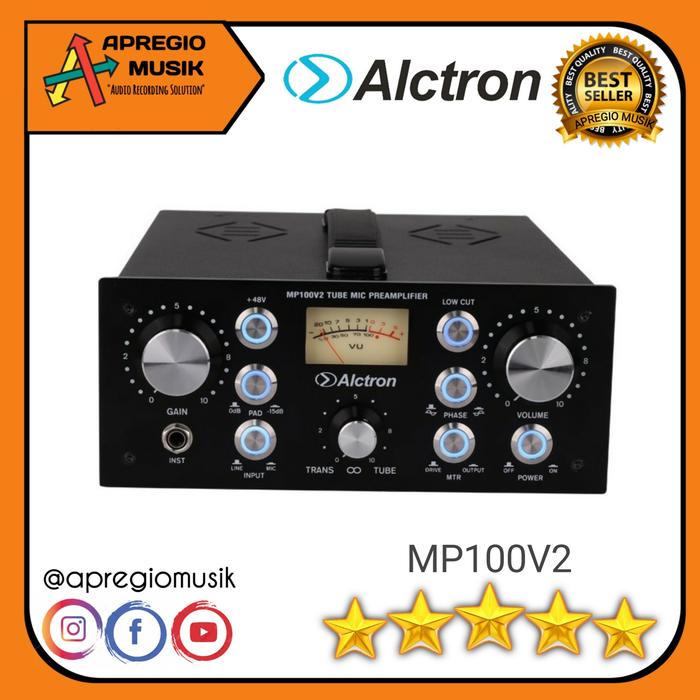 Jual ALCTRON MP100V2 MP100 V2 PROFESSIONAL TUBE MIC Preamp Apregio ...