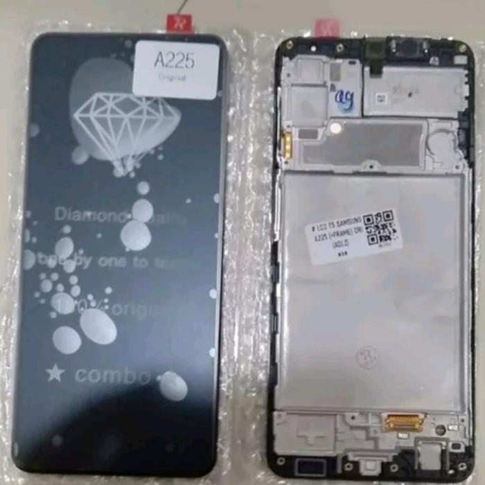 Jual Lcd Fullset Frame Samsung A22 LTE 4G A225 A225F OLED Original ...