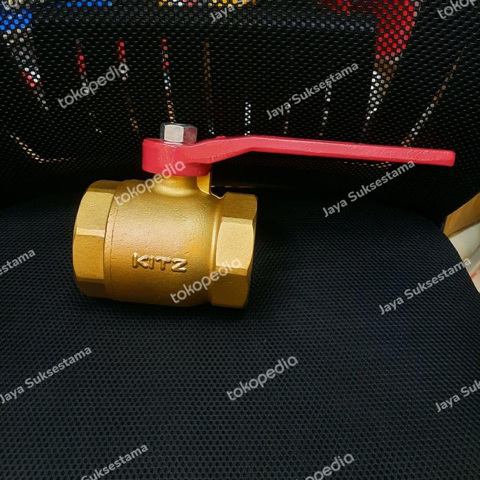 Jual Ball Valve Kitz 2 1/2" Inch Kuningan / Brass Valve Kitz 2 1/2" inch - Jakarta Barat - JAYA ...