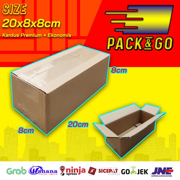 Jual 20x8x8 cm PACKAGING KARDUS karton Kardus Box Baru Packing ...