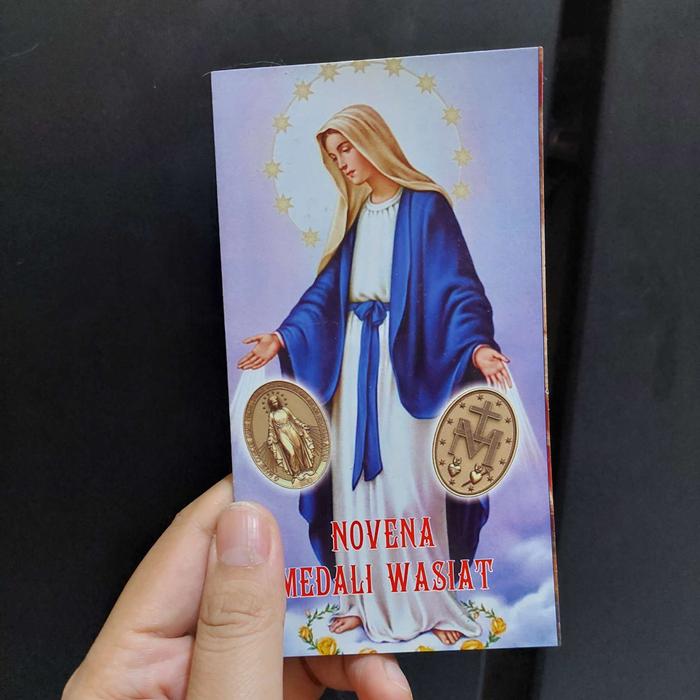 Jual LEMBARAN KAPLET DOA KATOLIK NOVENA MEDALI WASIAT BUNDA MARIA - Kota Bekasi - Kado misteri ...
