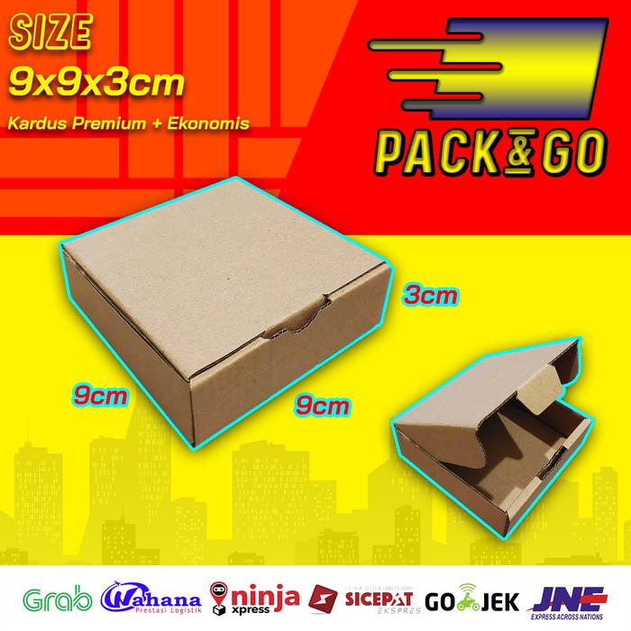 Jual 9x9x3 cm PACKAGING KARDUS DIECUT Kardus Box Baru Packing ...