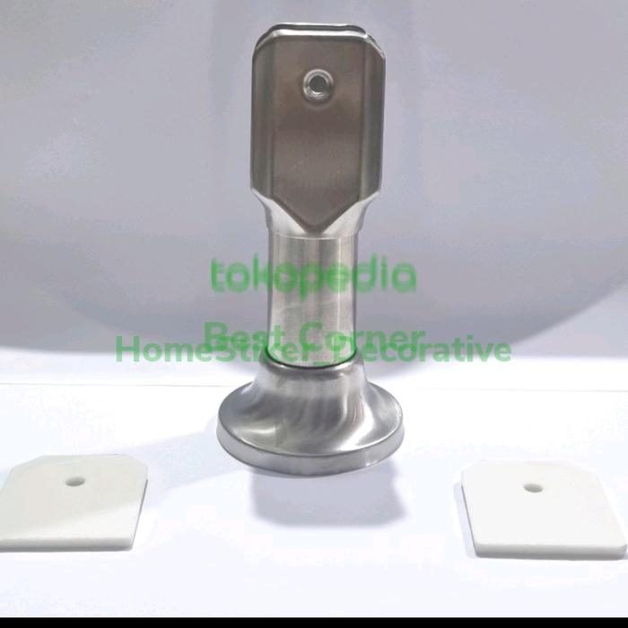Jual PARTISI TOILET KAKI PARTISI KAYU STAINLESS 10CM/PENYANGGA TOILET ...