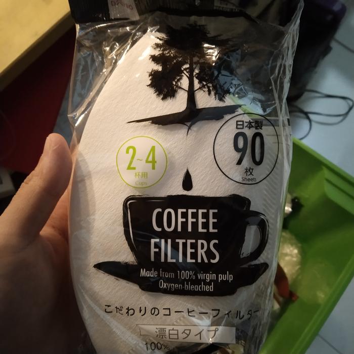 Jual Daiso / kyowa Saringan filter kopi kertas 1 pack kertas coffee ...