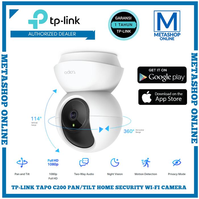 Jual Tp-link Tapo C200 Pan Tilt Home Security Wi-fi Ip Camera Cctv Wireless - Microsd 32gb Di ...