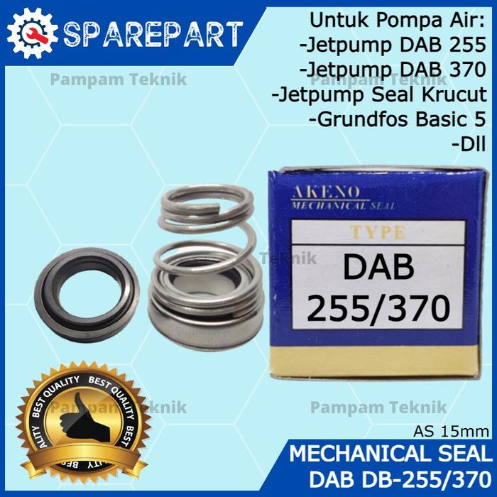 Jual MECHANICAL SEAL DAB 255 / 370 SIL MEKANIK DAB-255 KRUCUT AS 15mm - Kab. Tangerang ...