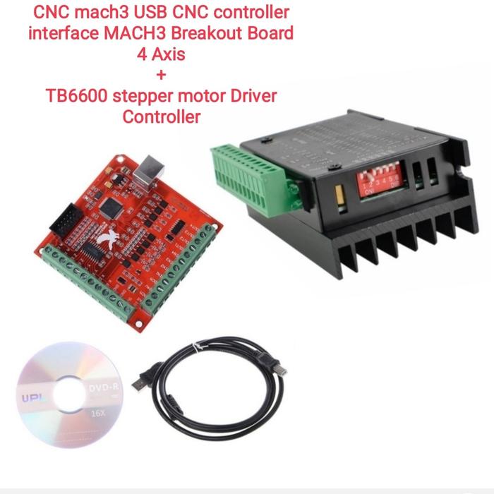 Jual CNC mach3 USB CNC controller Dan TB6600 stepper motor Driver Controlle - Kab. Tangerang ...