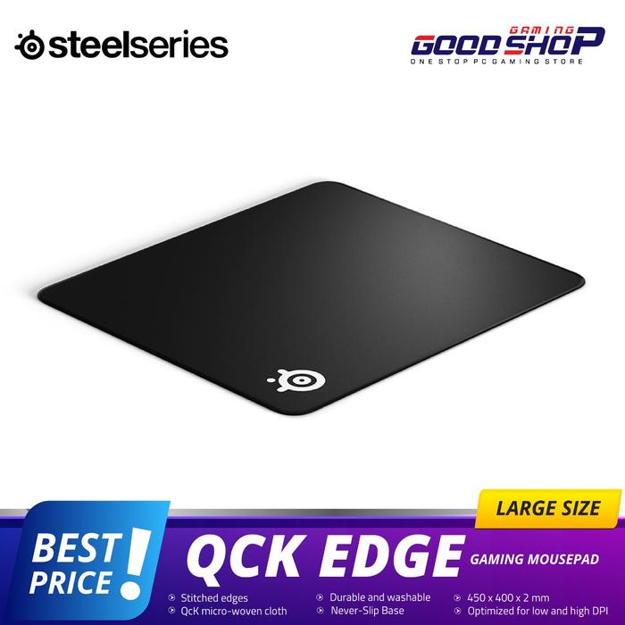 Jual SteelSeries QcK Edge Large - Gaming Mousepad - Jakarta Pusat - GamingGearIndo | Tokopedia