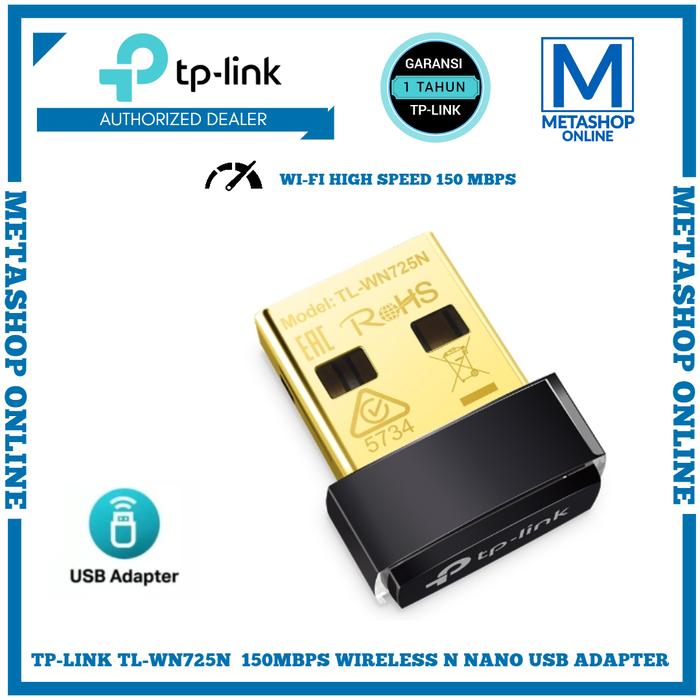 Jual Tp-link Tl-wn725n 150mbps Wireless N Nano Usb Adapter Receiver Wifi Di Seller Kingyo ...