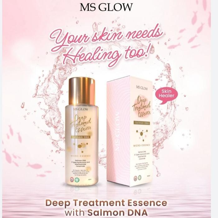 Promo MS Glow Deep Treatment Essence DTE Salmon DNA MsGlow - Kota ...
