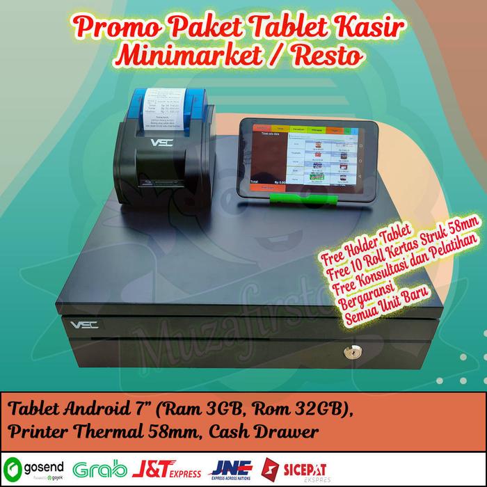 Jual Paket Mesin Kasir Android Minimarket dan Resto - Tab dan Scanner ...