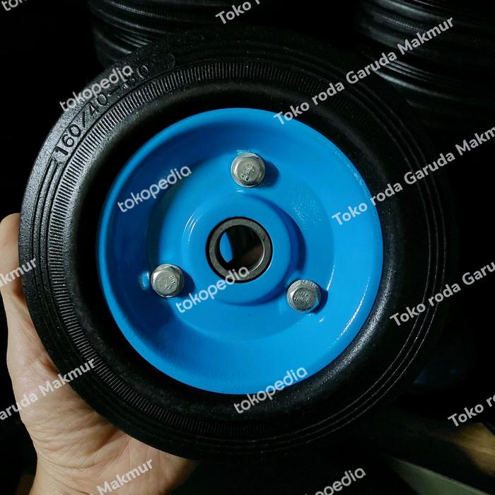Jual roda troli ban karet 6 inch single bearing - Jakarta Barat - Toko ...