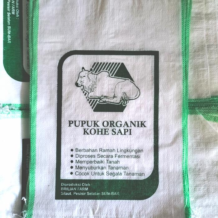 Jual karung putih 35x55cm (custom sablon 1 warna, 1 sisi) - Kota ...