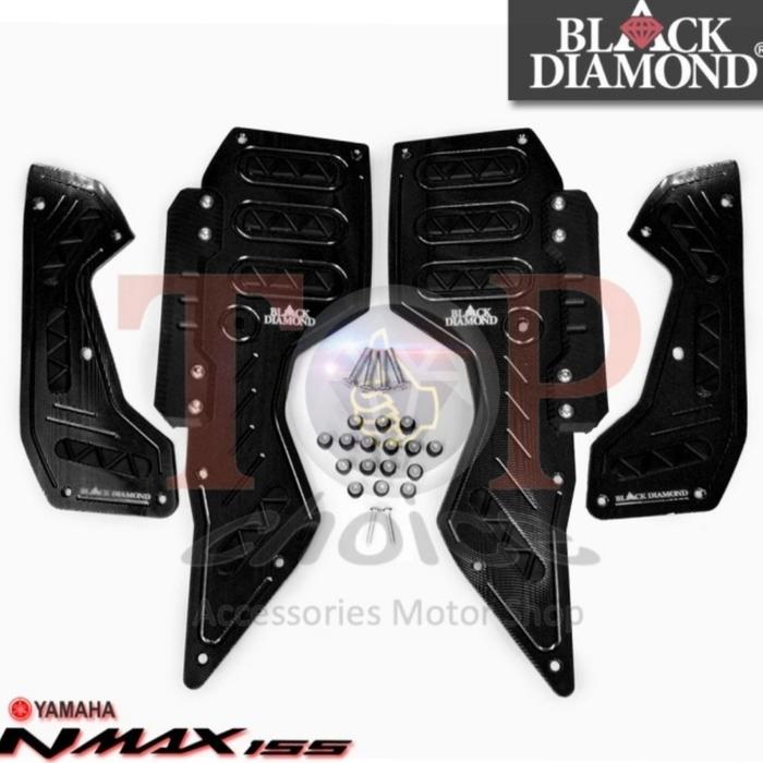 Jual Karpet Bordes Pijakan Kaki All New Nmax-155 2020 CNC "BLACK ...