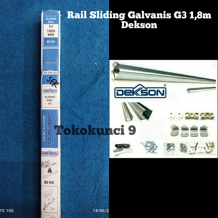 Jual Sliding Rel Dekson Rail Sliding G3 1800mm Dekson - Jakarta Pusat ...