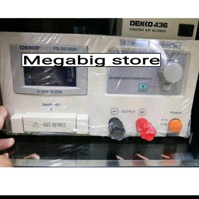 Jual Dekko PS-3020QR Regulated DC Power Supply 30V 20A Coverter Arus Ori - Jakarta Barat ...