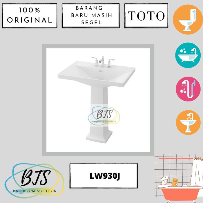 Jual Wastafel floor standing TOTO LW 930 J / LW 930 FJ / LW930J / LW930 ...