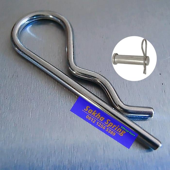 Jual Clip R pin - cotter Pin R - split pin R stainless - Jakarta Barat ...