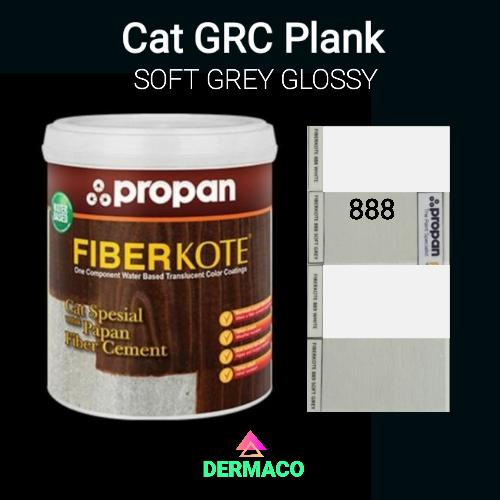 Jual Cat Fiberkote GRC 1 Liter / Cat PROPAN Soft Grey Glossy 888 / Cat ...