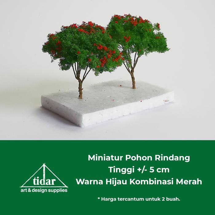 Jual MG - Miniatur Pohon Rindang Tinggi 5 CM - Beringin Cabang Hijau ...