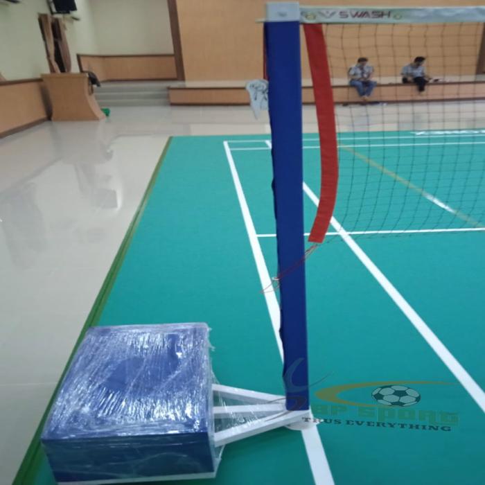 Jual Tiang Net Badminton / Tiang Bulu tangkis Portable (Include Jaring ...