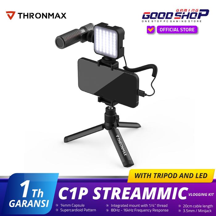 Promo Thronmax C1P StreamMic - Vlogging Kit Cicil 0% 3x - Jakarta Pusat - Goodgamingshop | Tokopedia