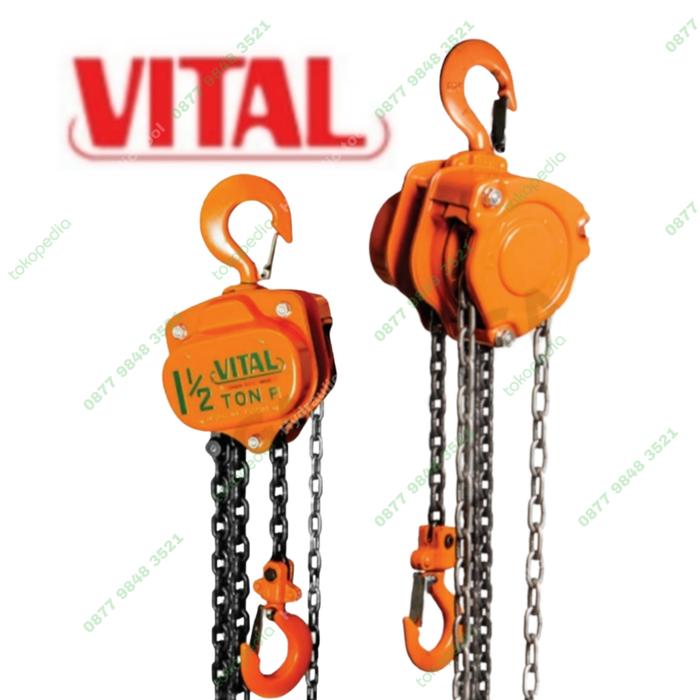 Jual Vital 1.5 Ton x 10 Meter Chain Block - Jakarta Utara - Hydraulic ...