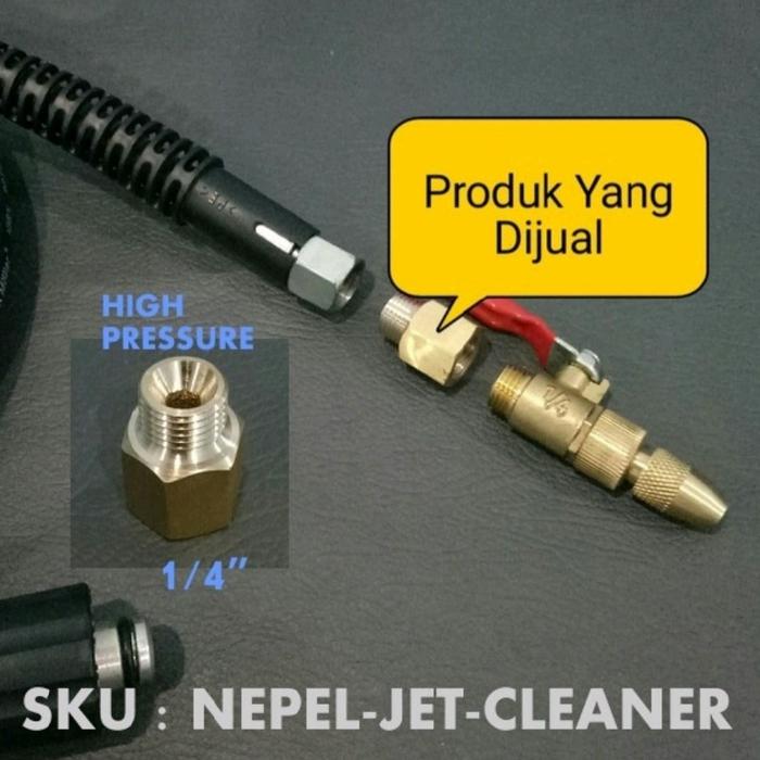 Jual Nepel Konektor selang jet cleaner / Nepel sambungan jet cleaner AC ...