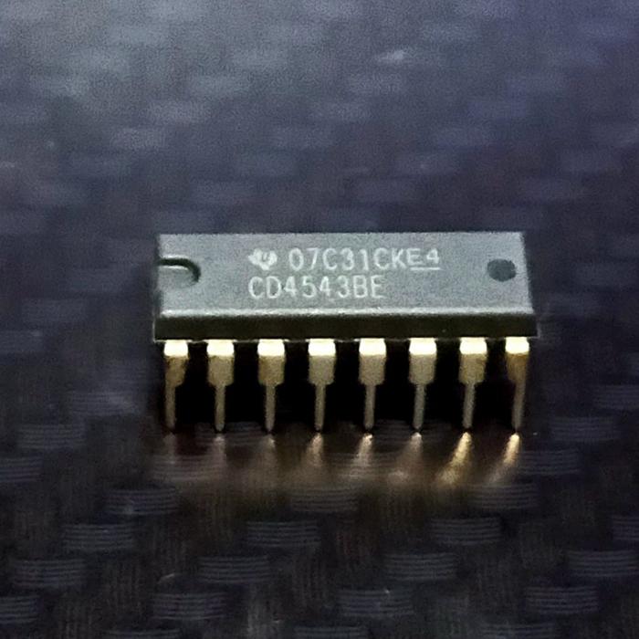 Jual IC CD4543 CD 4543 BE BCD-TO-SEVEN-SEGMENT DRIVER LCD - Kab. Bogor ...