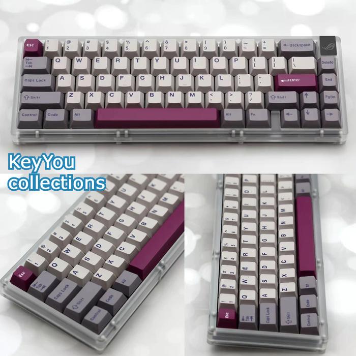 Jual DMG Keycaps GMK grey RED clone not hammerhead 8008 retro dolch ...