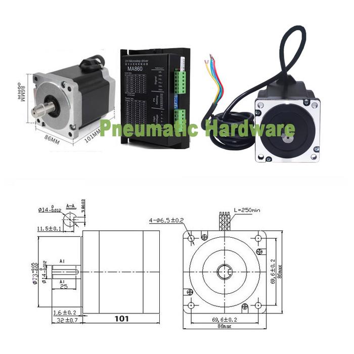Nema 34 Motor Dimensions Chart - Infoupdate.org