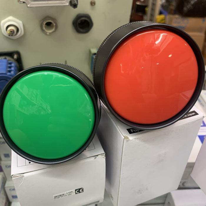 Jual Push Button Besar Giant 65mm 70mm Fuji Electric AR30B2R - Hitam ...
