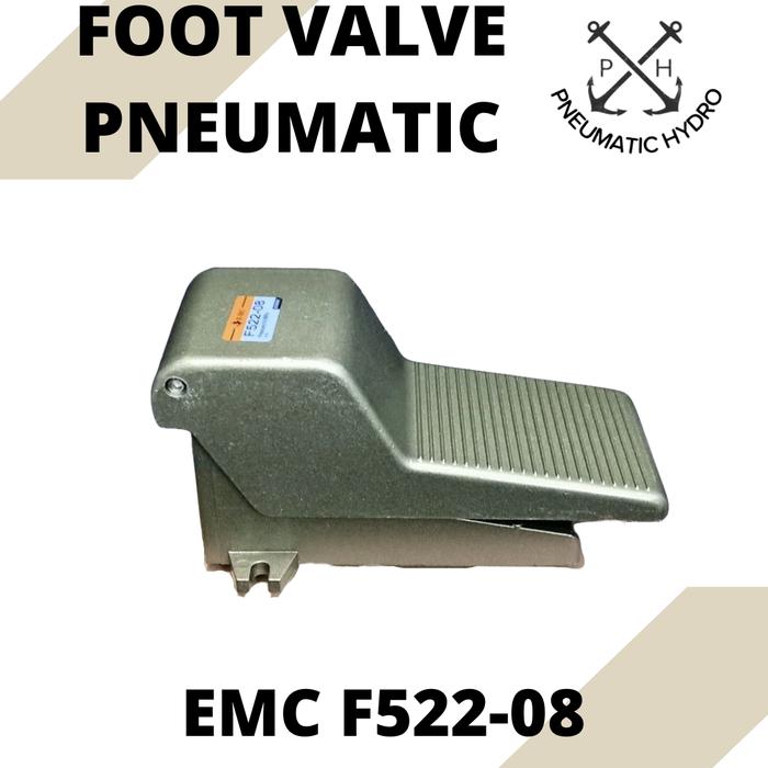 Jual foot valve pneumatic 1/4 EMC F522-08 - Jakarta Barat - Pneumatic ...