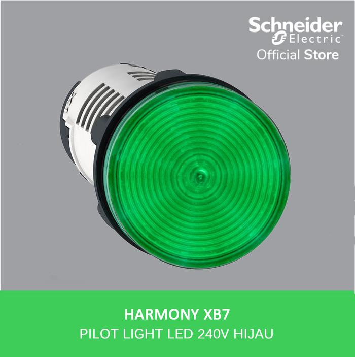 Jual SCHNEIDER PILOT-LAMP LED 240VAC HIJAU XB7EV03MP - Kota Samarinda ...