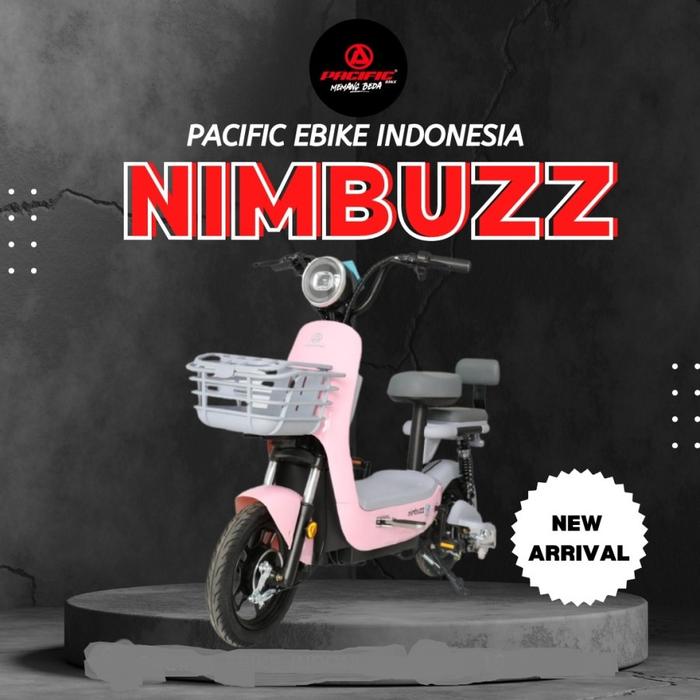 Jual SEPEDA LISTRIK MOTOR BESAR REAL POWER 600 WATT NIMBUZZ by PACIFIC ...
