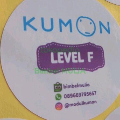 Jual Level F Kumon Buku Matematika Kelas 1 2 3 4 5 6 7 8 Modul Latihan ...