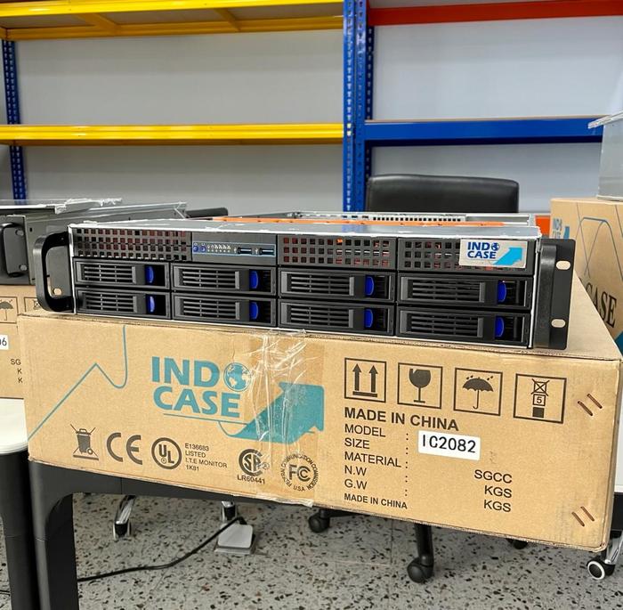 Jual CASING SERVER 2U INDOCASE HOTSWAP 8 BAYS HDD SAS / SATA - Jakarta ...